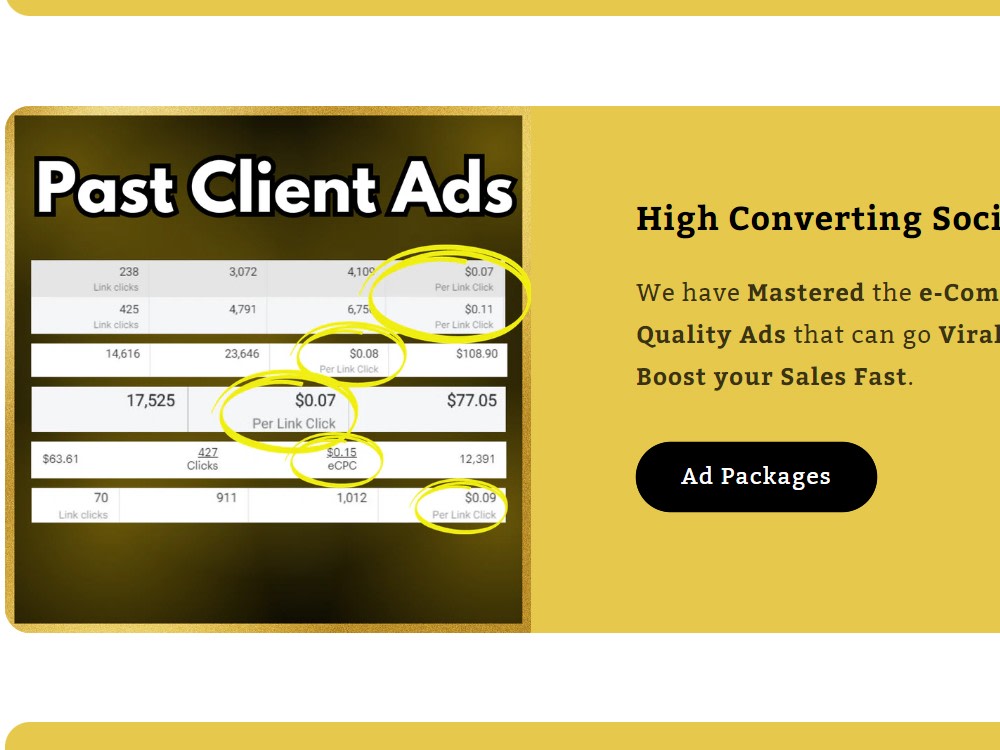 A High Converting Advertisement for Social Media. | Upwork