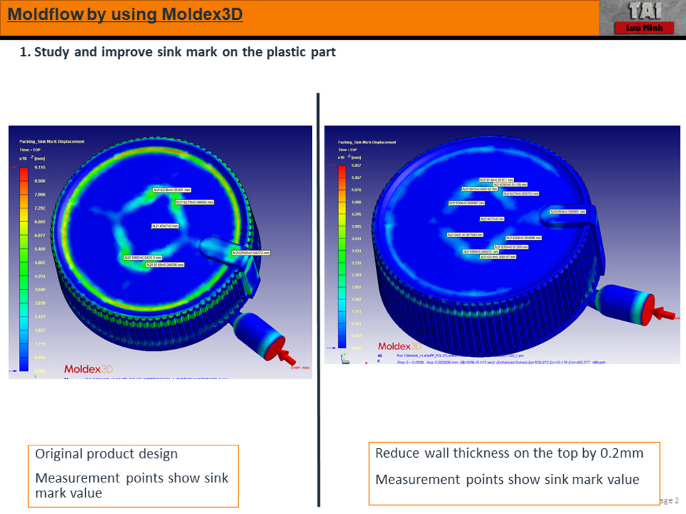 Moldflow simulation report by using moldex3d | Upwork