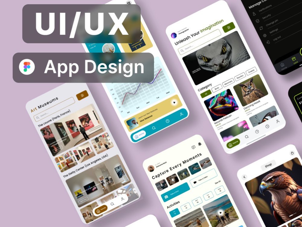 Responsive UX/UI Mobile app design in figma | Upwork
