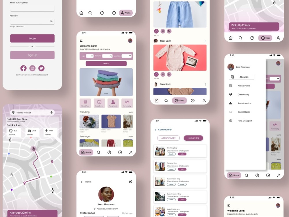 Responsive UX/UI Mobile app design in figma | Upwork