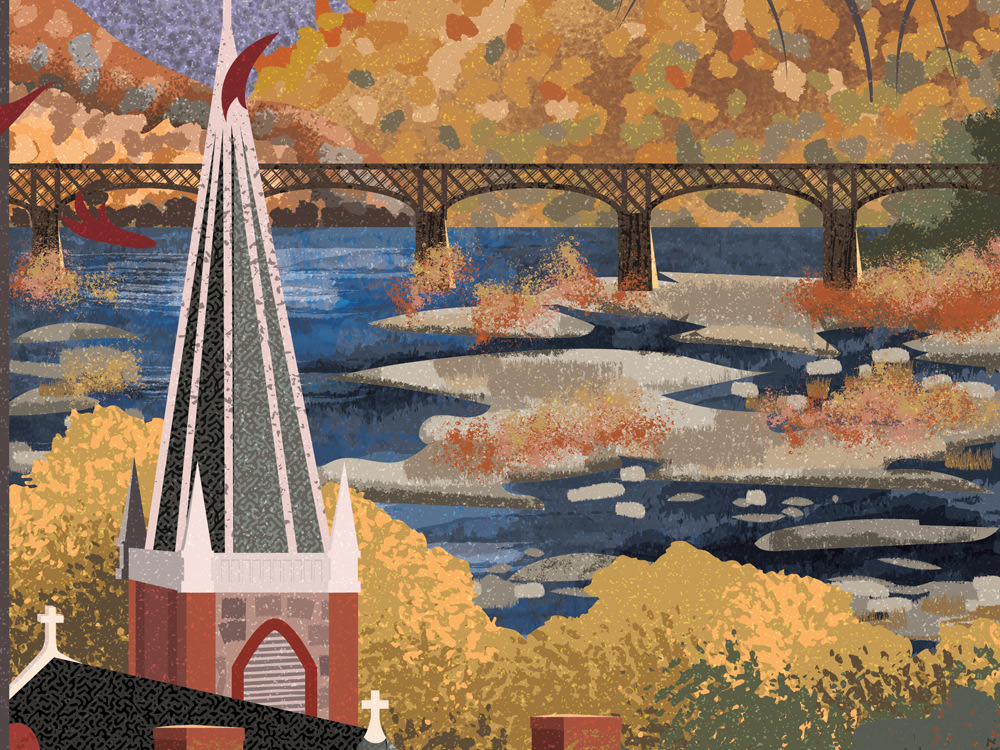 A Retro-Inspired Travel Poster | Upwork