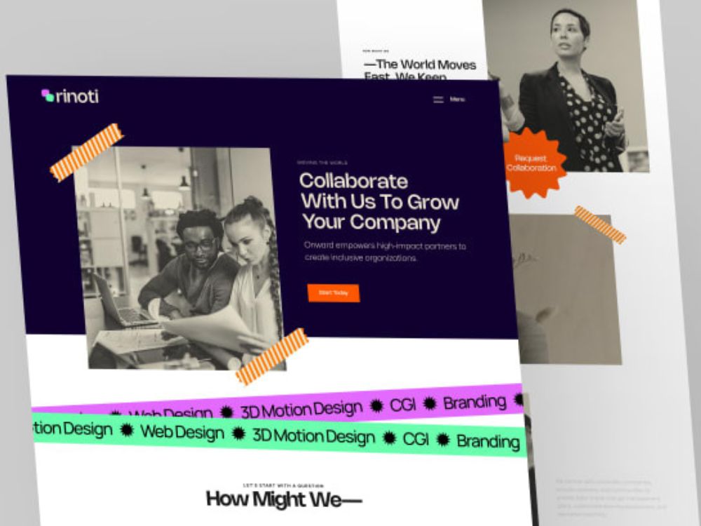 Figma website ui ux design and responsive framer website | Upwork