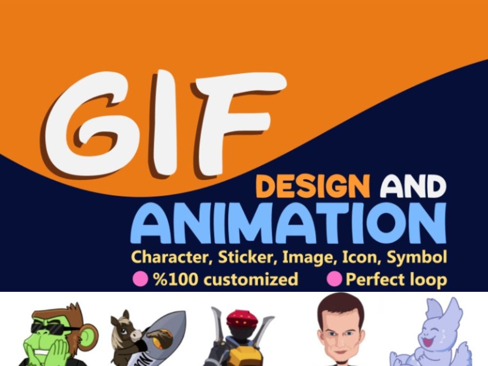 Social media stickers and animated GIF | Upwork