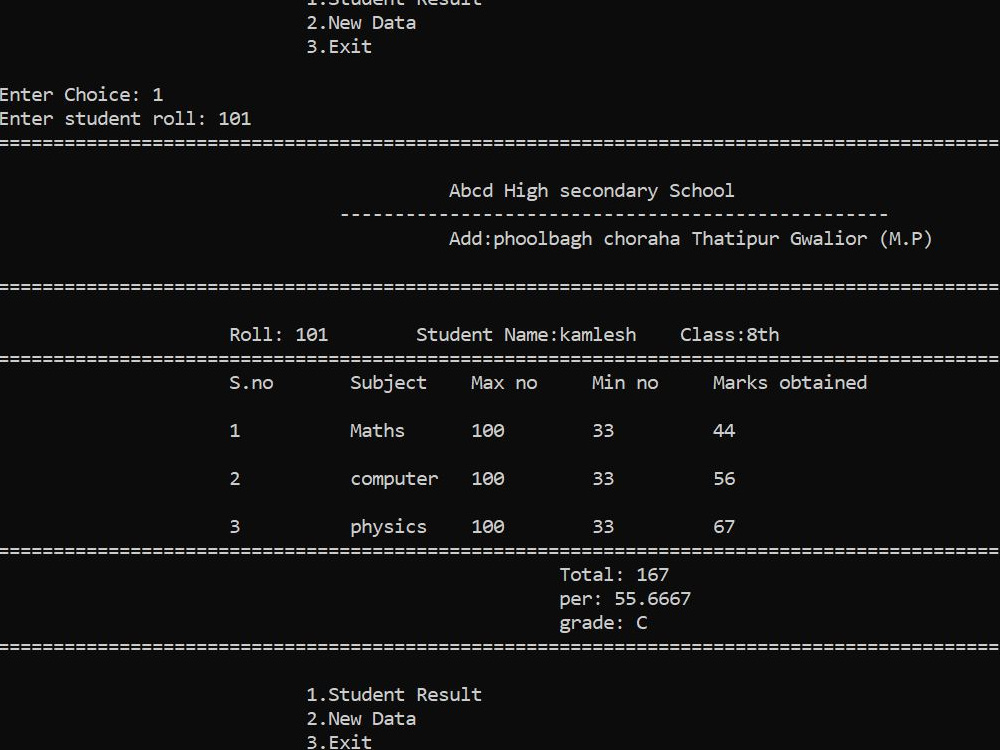 Marksheet Management project I have make School marksheet project . | Upwork