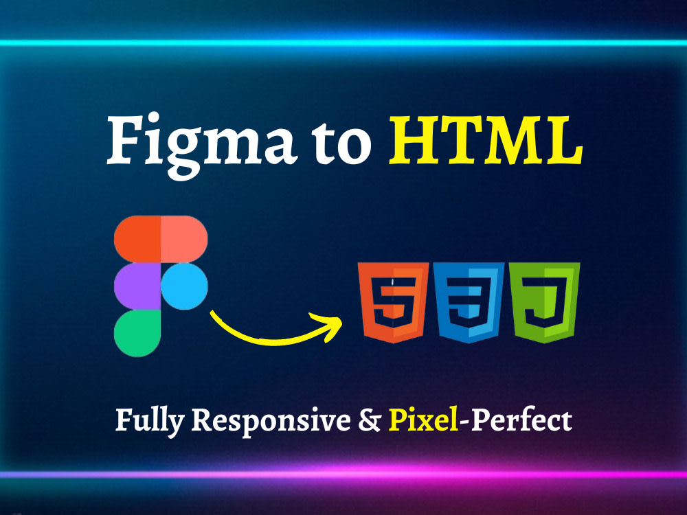 Figma/PSD Design to Responsive Website using HTML, CSS, JS | Upwork