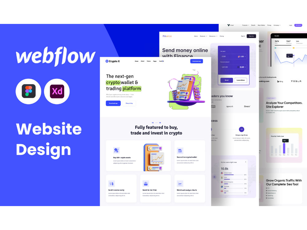Webflow website design or develop webflow website, figma to webflow ... Webflow website design or develop webflow website, figma to webflow ...