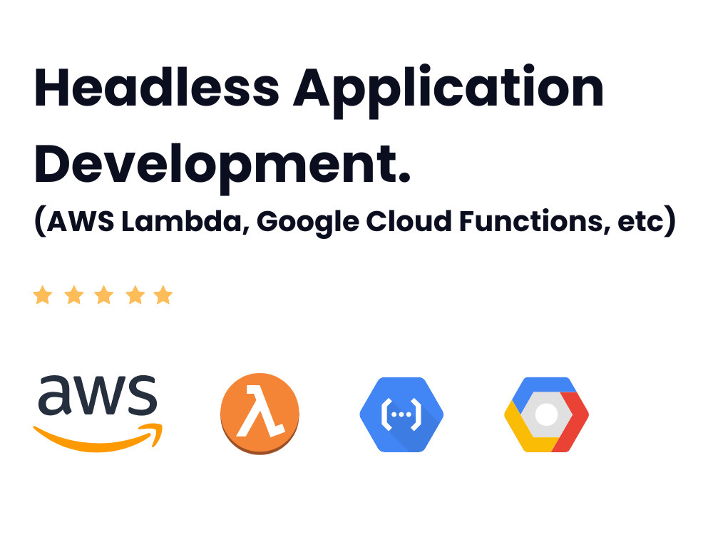 Headless Application Development Services on AWS & GCP | Upwork