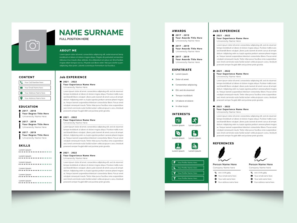 Design professional resume and cover letter, Cv layout | Upwork