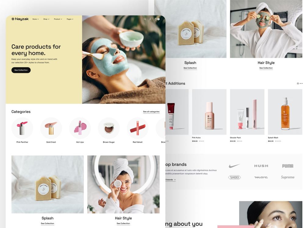 A Modern UI/UX Mobile App Landing Page and website Design UX/UI Design ...