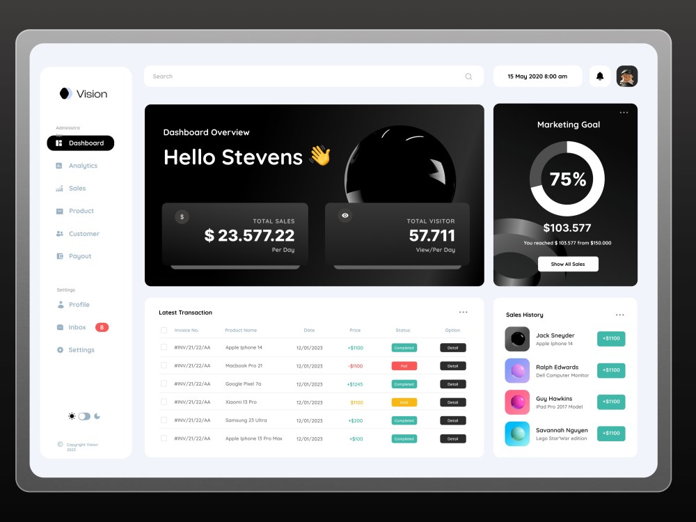 A Modern UI/UX Mobile App Landing Page and website Design UX/UI Design ...