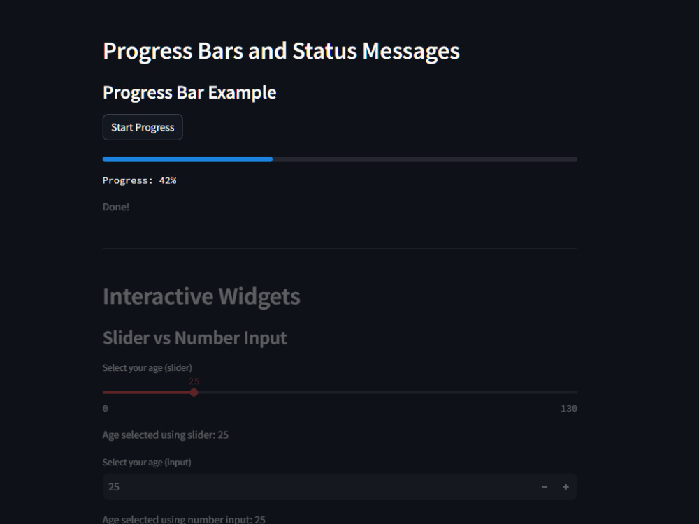 Streamlit application with advance UI/UX elements | Upwork
