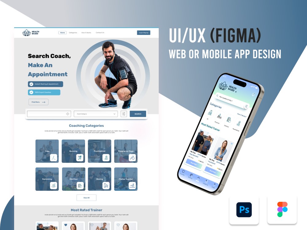 Figma Wireframe UI UX for Website & Mobile apps | Upwork
