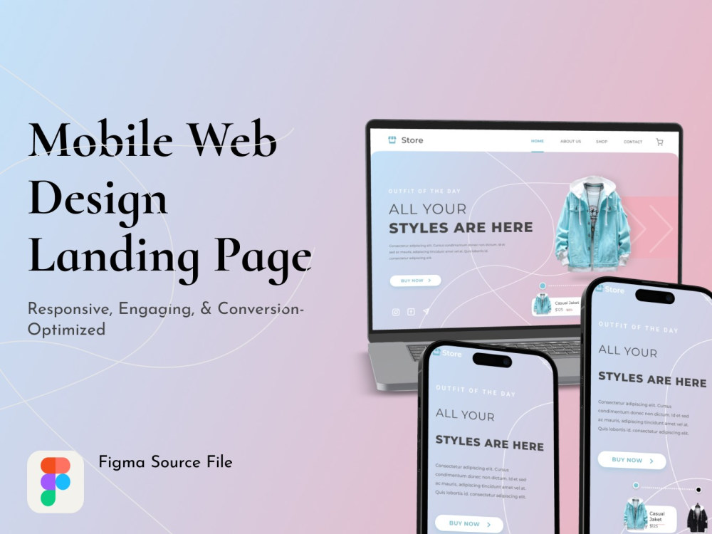 Modern, High-Converting Website Landing Page Designs in Figma | Upwork