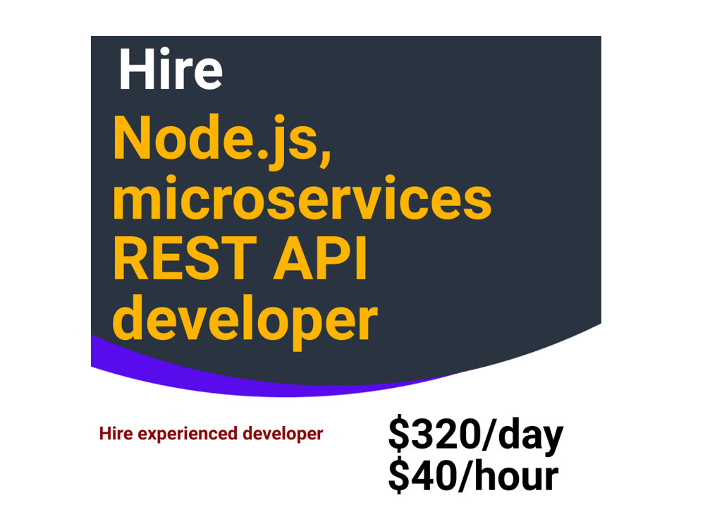 Node.js developer with 4 years of experience in node js | Upwork