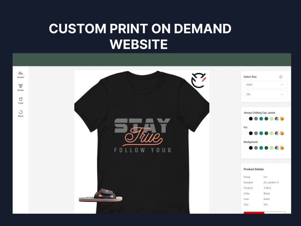 Print on Demand web app using Headless CMS with NextJS | Upwork