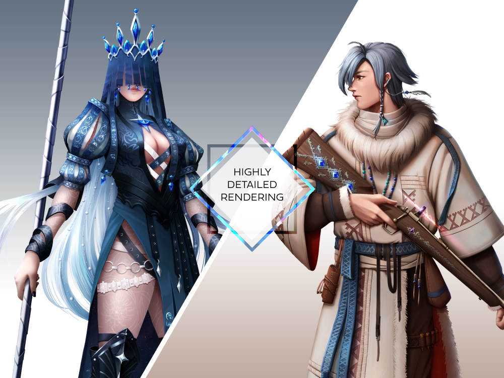 Fully Rendered Character Designs and Illustration for your project | Upwork