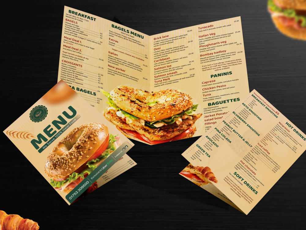 Amazing Menu card design for your food court or Resturant | Upwork