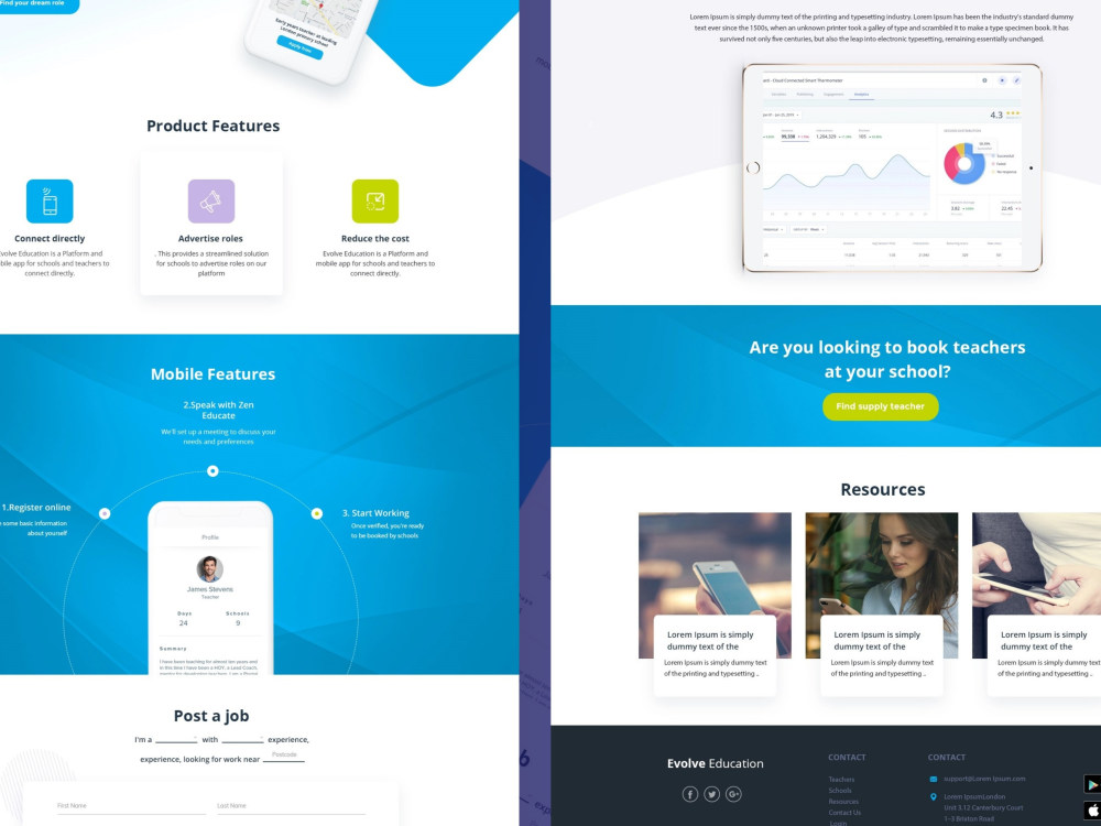 Responsive, creative, and modern UI/UX website/landing page design in Figma | Upwork