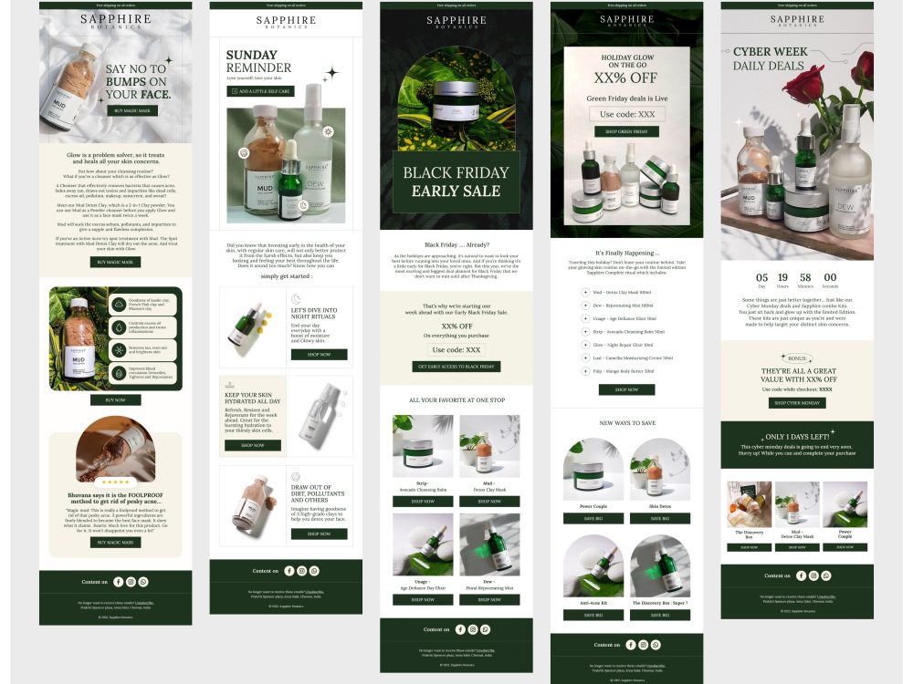 Awesome email template designs. | Upwork