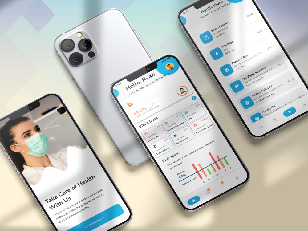 A mobile app Ui Ux design in figma with figma prototype | Upwork