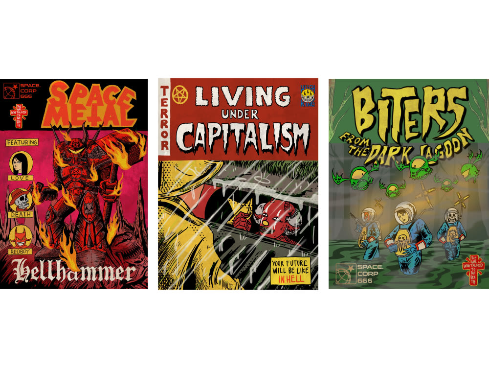 A unique illustration style for your comic book cover | Upwork