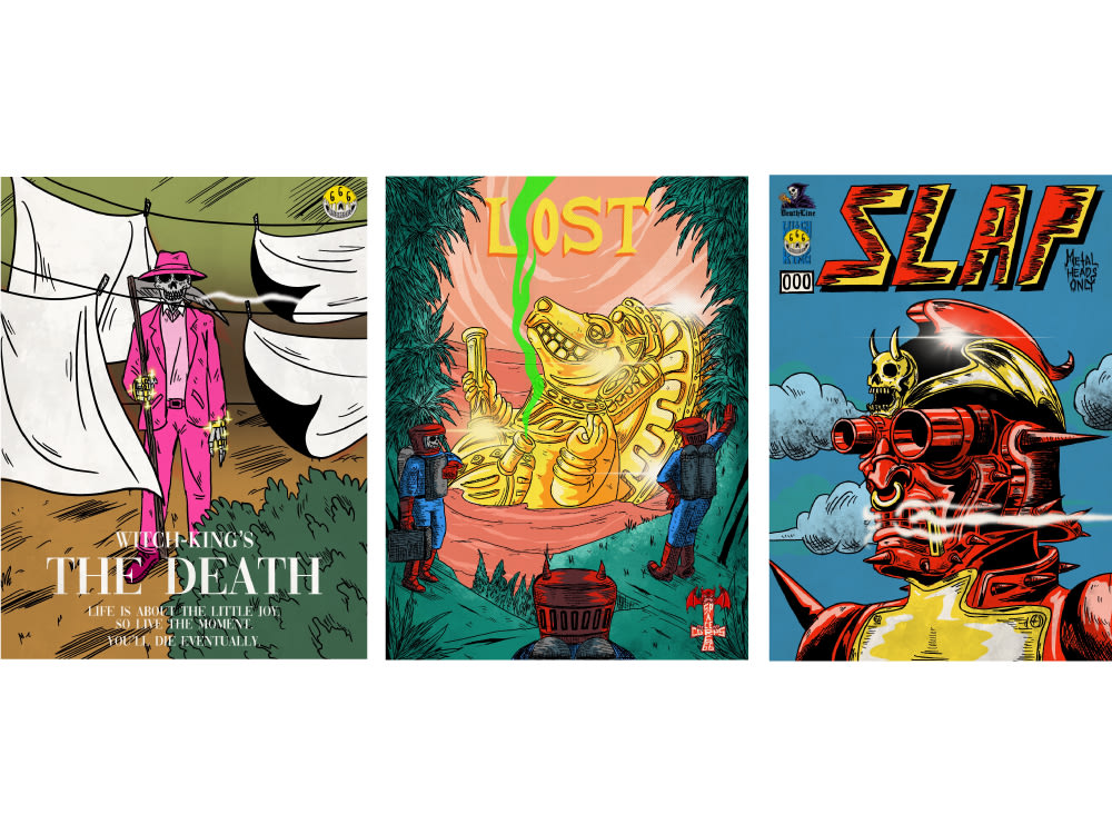 A unique illustration style for your comic book cover | Upwork