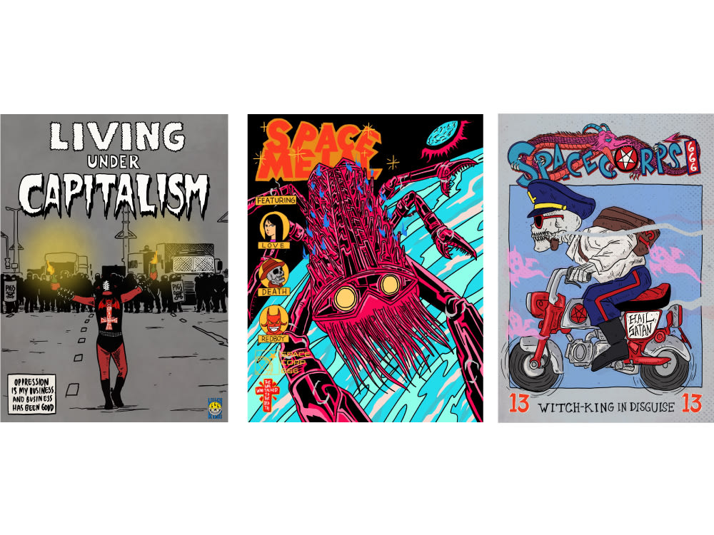 A unique illustration style for your comic book cover | Upwork