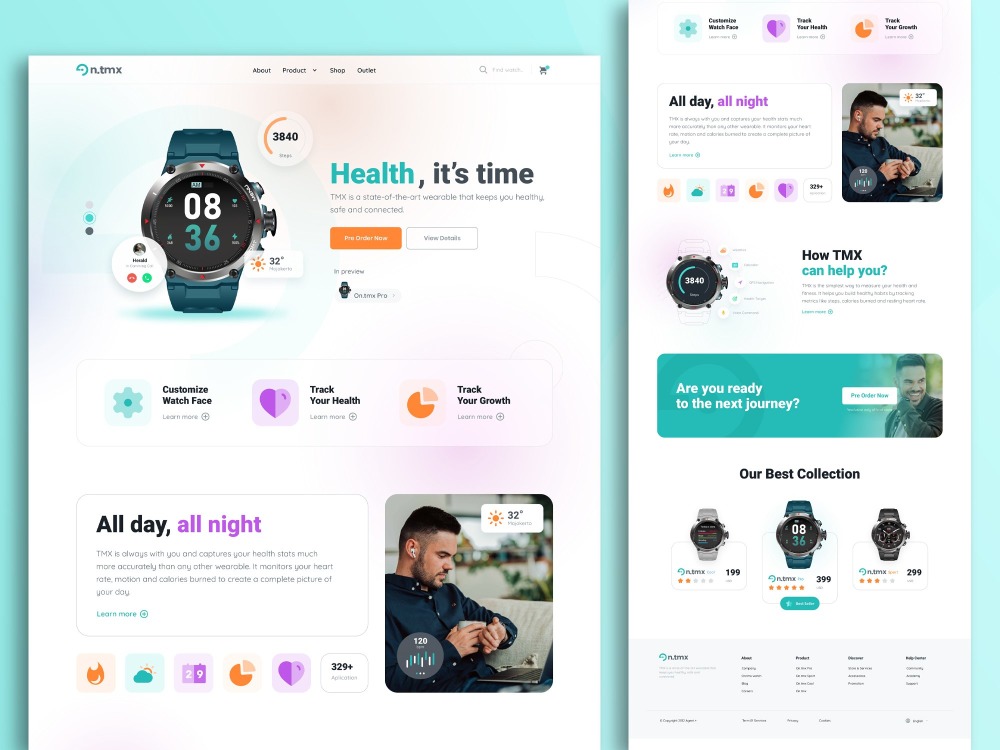 Responsive, UI/UX Website/Landing page design in Figma | UI UX Designer | Upwork