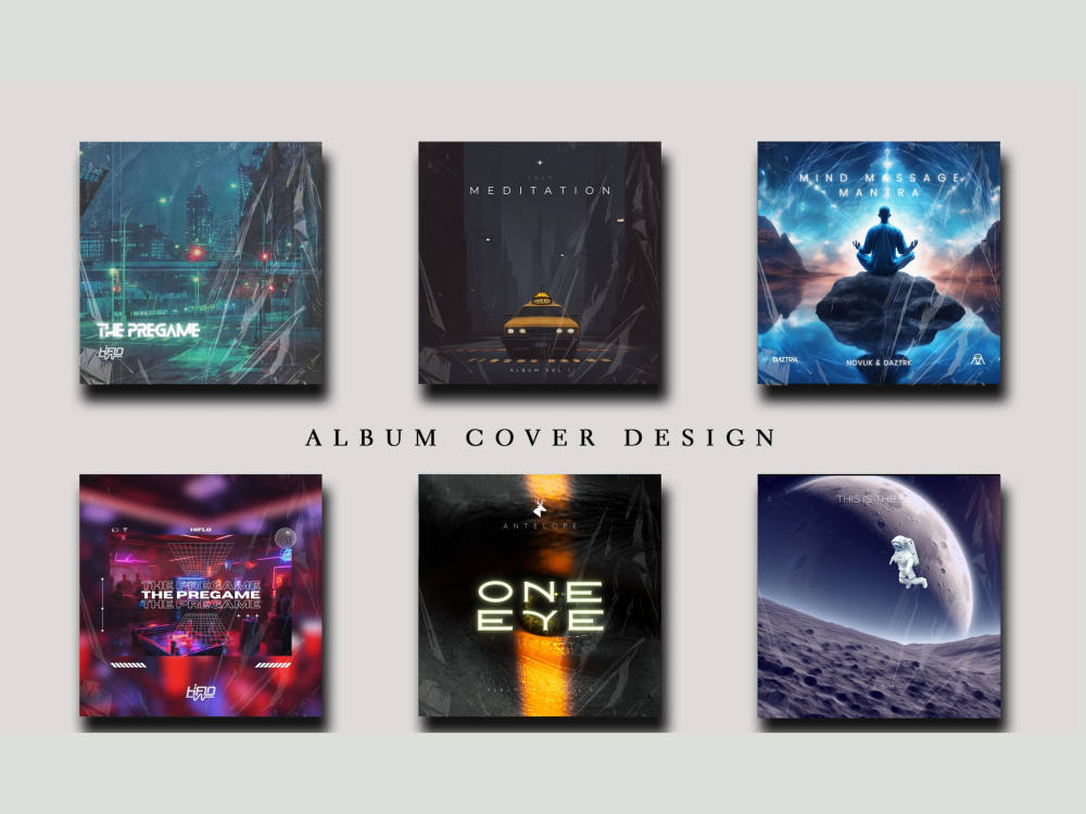 A professional and creative album cover design for your music | Upwork