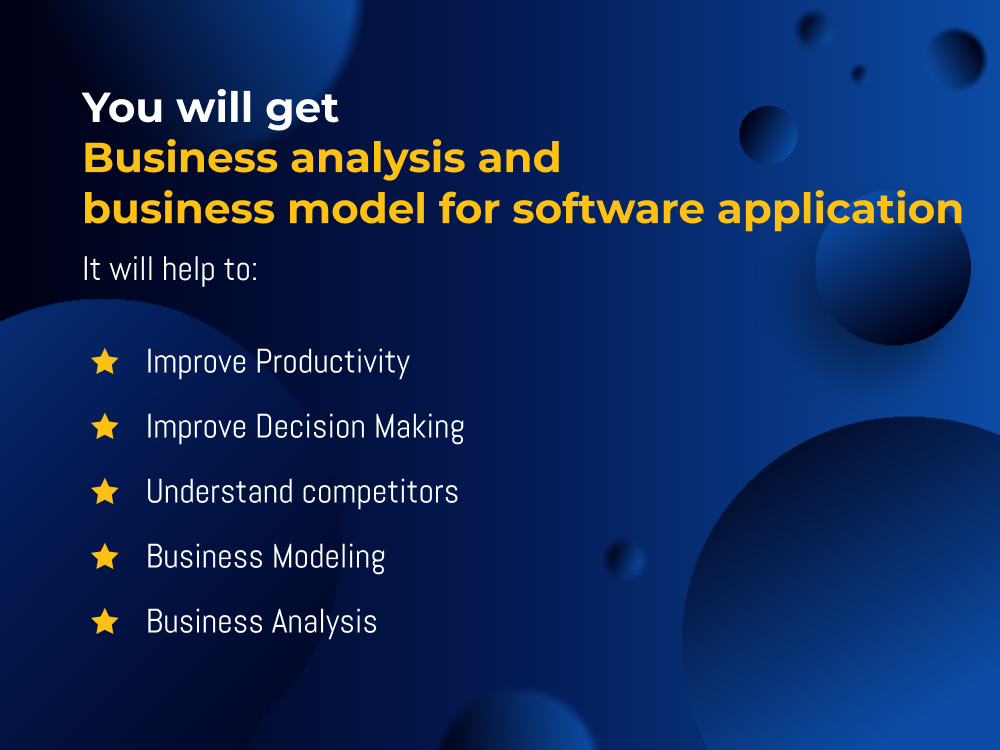 Business analysis and business model for software application | Upwork