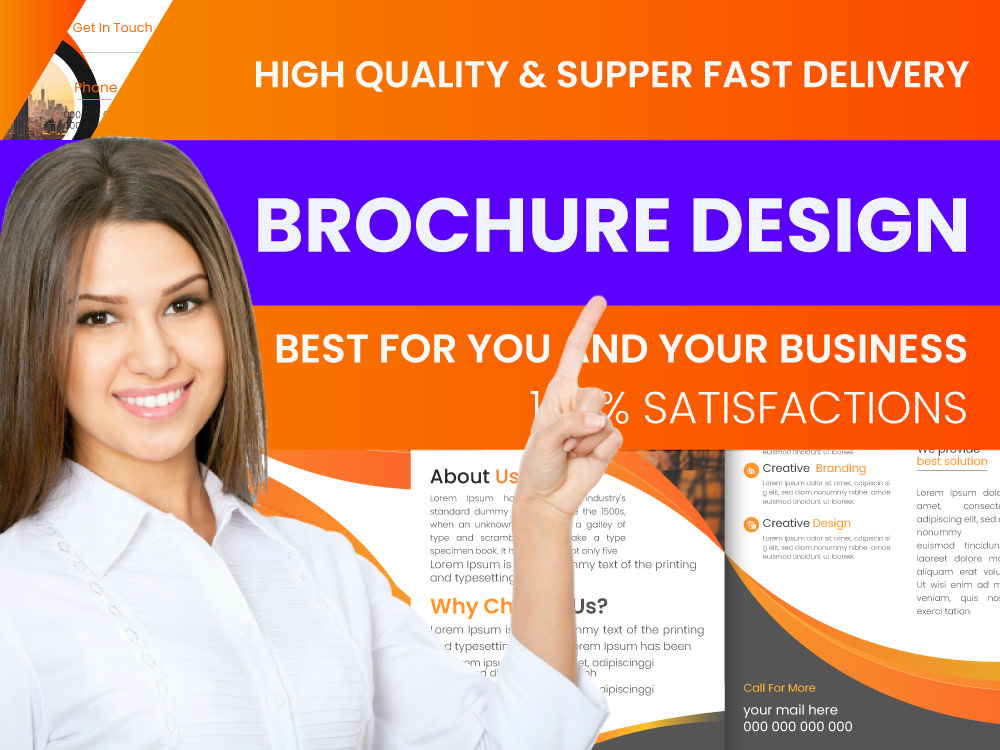 A poster, flyer, bifold, trifold, brochure, or leaflet | Upwork