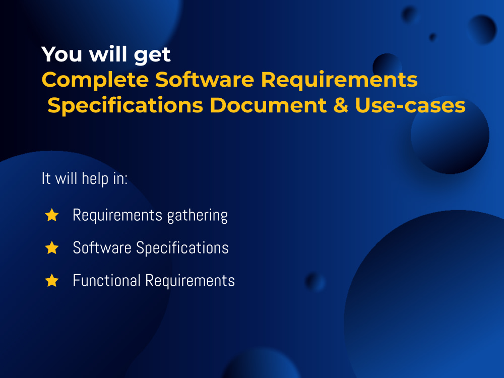 Complete Software Requirements Specifications (SRS) Document and ...