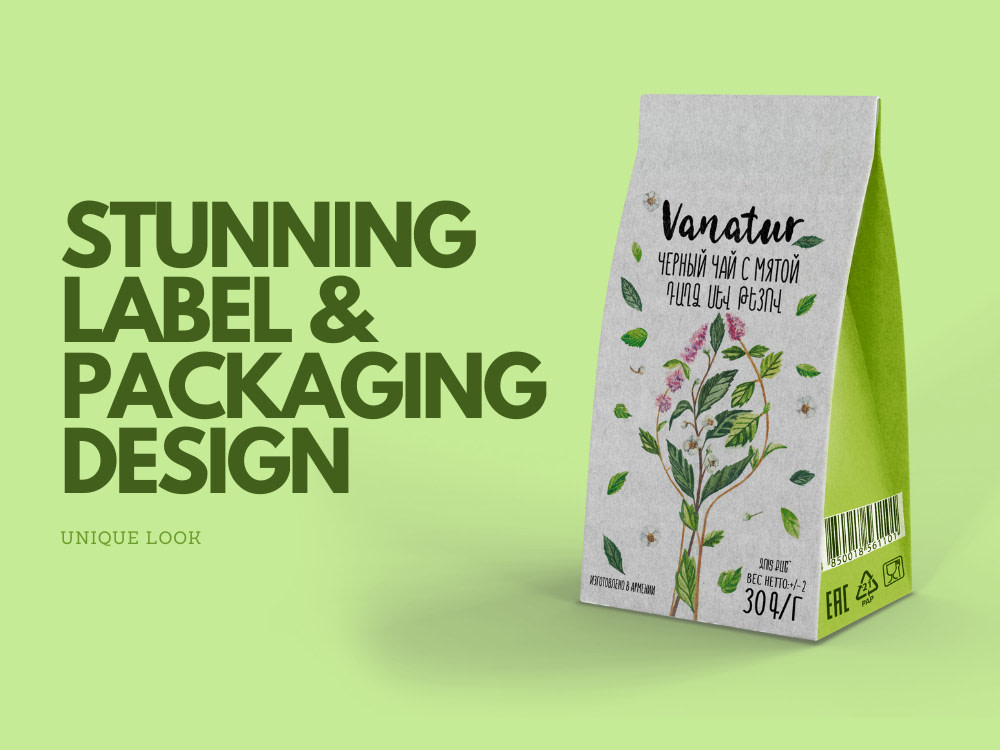 A stunning label/packaging design | Upwork