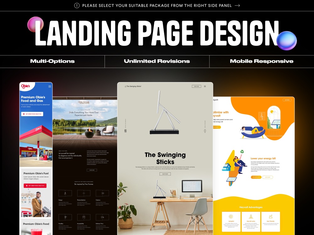 A high converting, lead generating, and creative landing page UX/UI ...