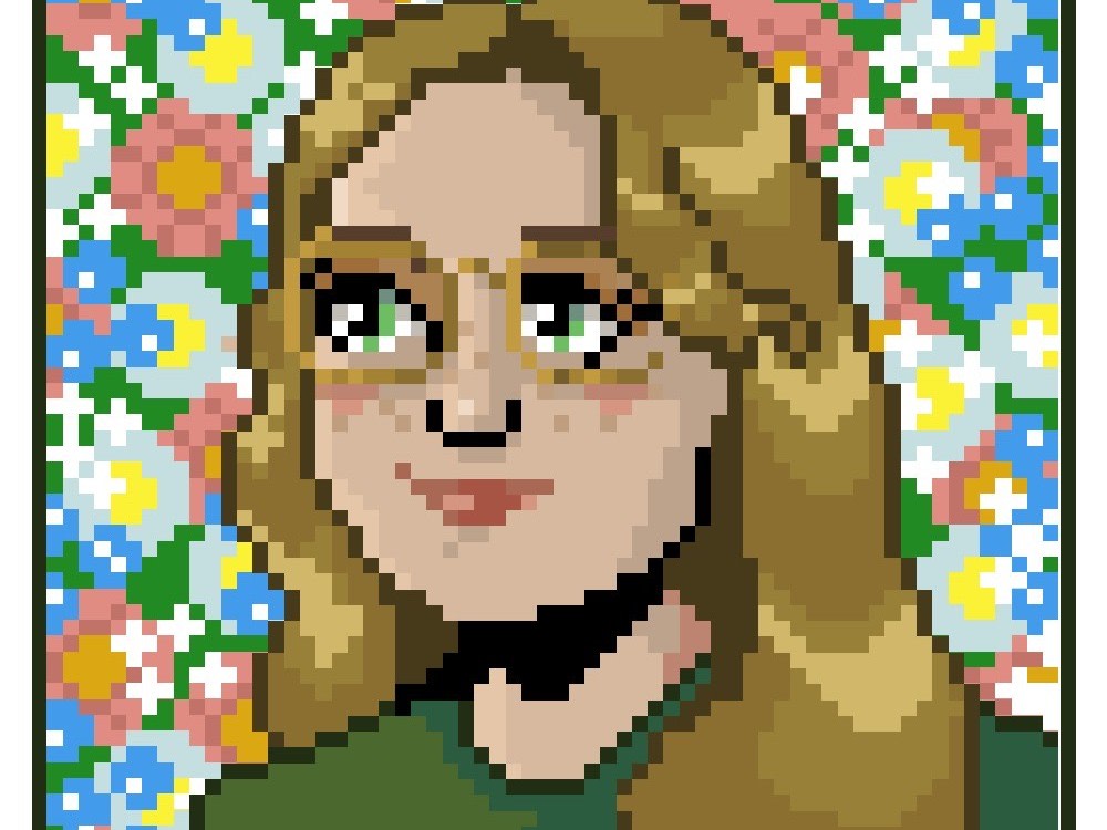 A custom whimsical pixel portrait | Upwork