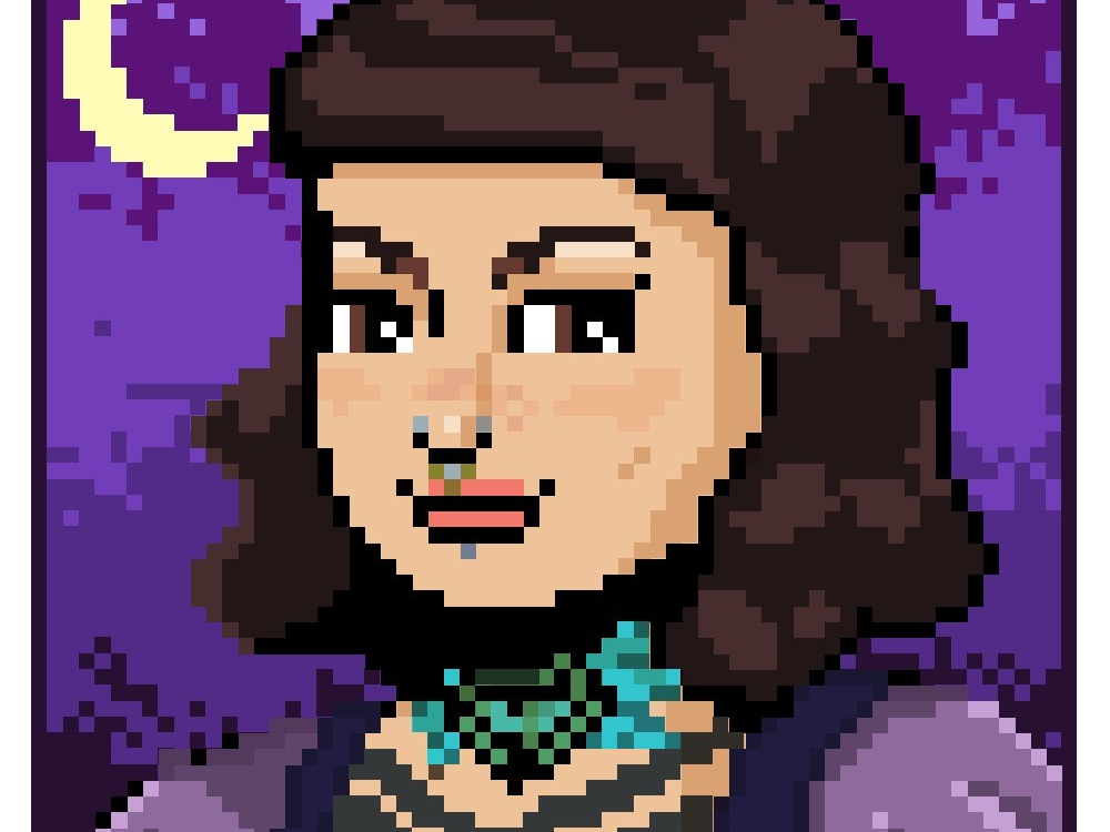 A custom whimsical pixel portrait | Upwork