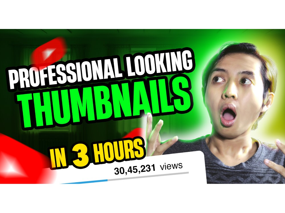 Professional looking thumbnails in just 3 hours | Upwork
