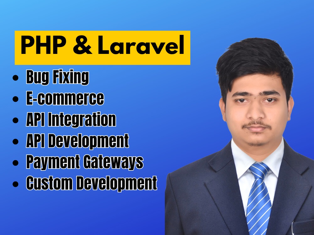 Laravel website and bug fixing for you | Upwork