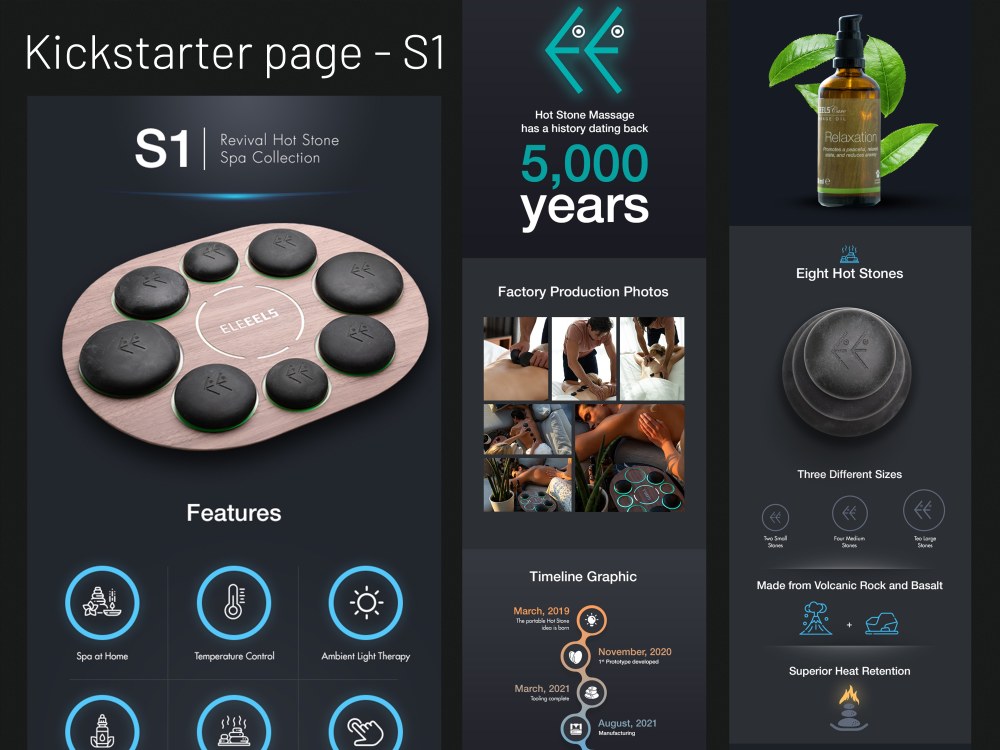 Kickstarter page for startups, UX UI design for web platforms, Website | Upwork