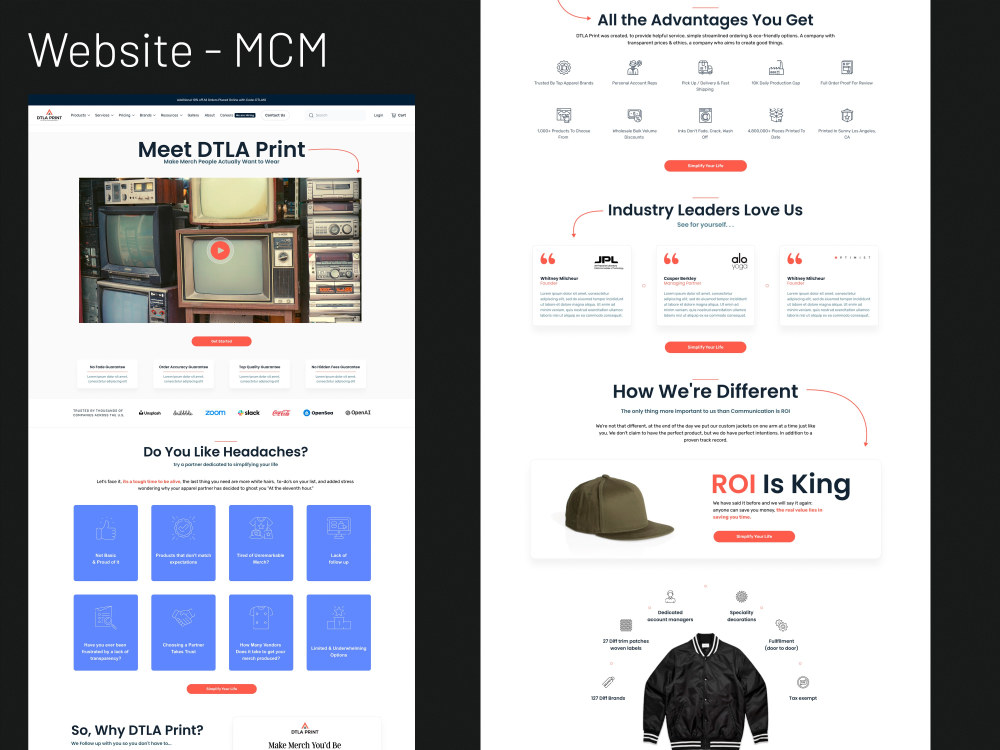Kickstarter page for startups, UX UI design for web platforms, Website ...
