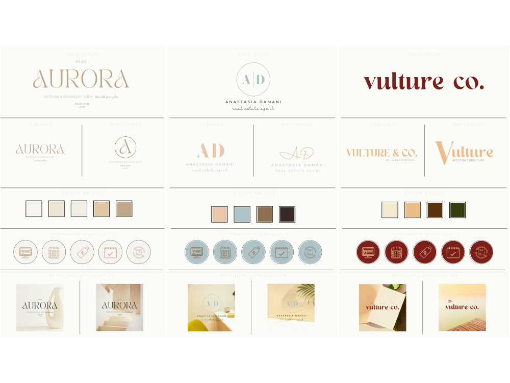 A unique brand identity and branding package | Upwork