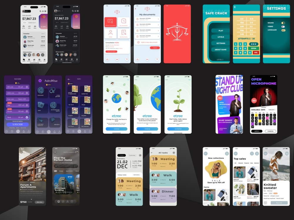Design modern mobile app for iOS and Android | Upwork