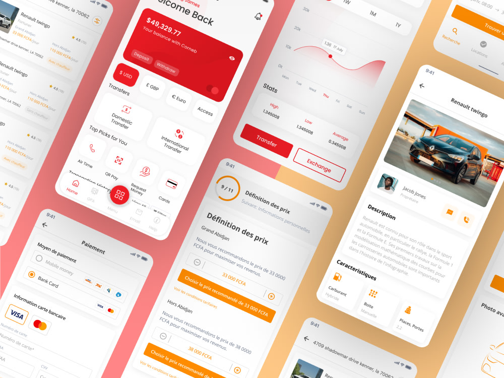A stunning Mobile App Design for Android and iOS | Upwork