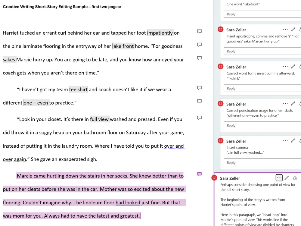A professional developmental and line edit for your novel or manuscript | Upwork