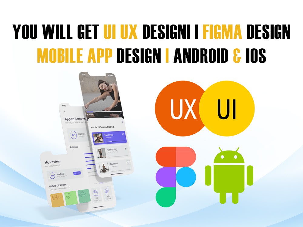 UI UX Design| Figma Design| Mobile App Design| Android & iOS | Upwork