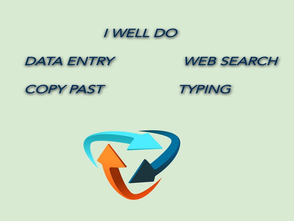 Data entry ,copy past, web search, typing | Upwork
