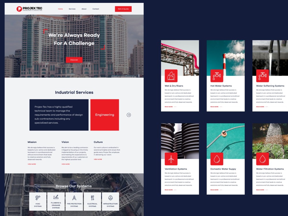 Ui UX page design | Upwork