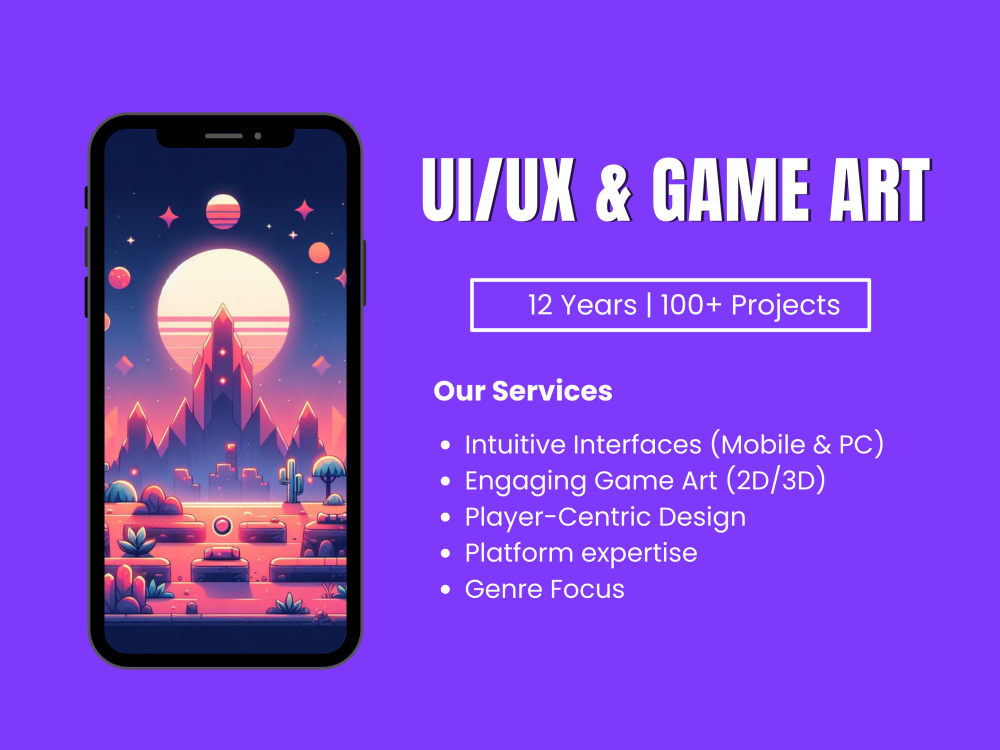 Mobile & PC Game UI/UX Design & Art (2D/3D) - Drive In-Game Engagement ...
