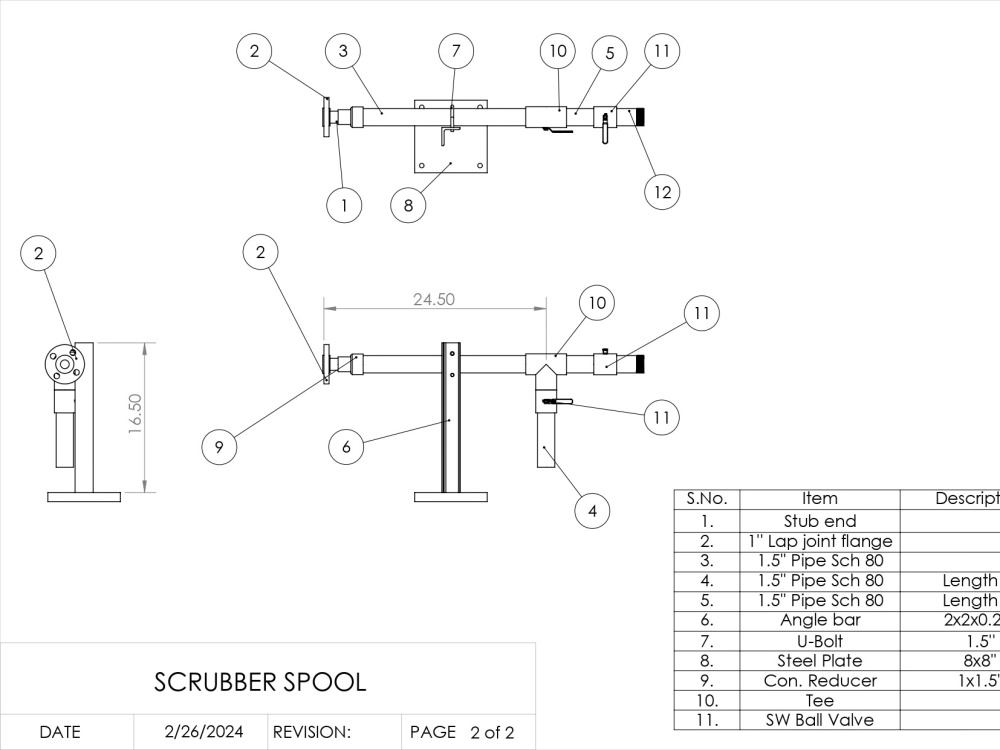 3D & 2D Piping drawing, Isometric, Piping & instrumentation (P&ID) | Upwork