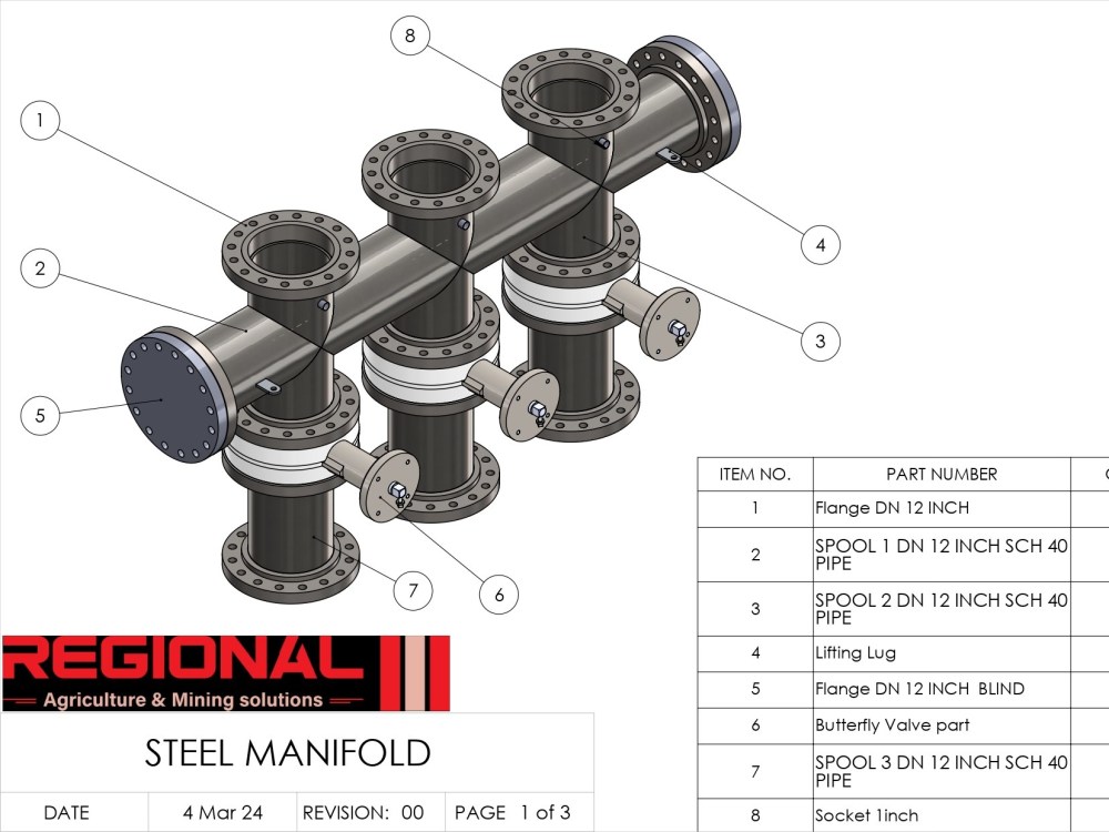 3D & 2D Piping drawing, Isometric, Piping & instrumentation (P&ID) | Upwork